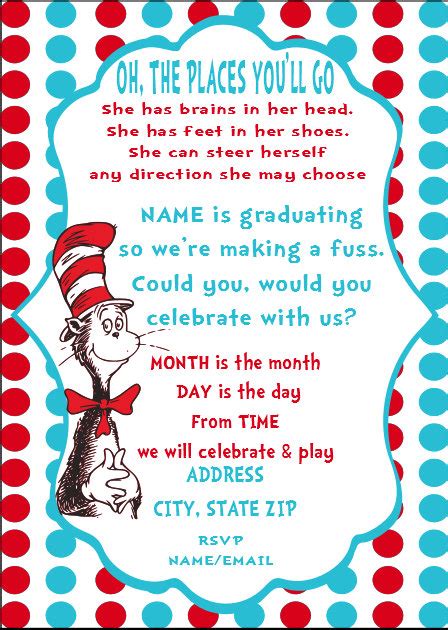 Dr Seuss Graduation Quotes Quotesgram