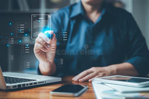Businesswoman Using Digital Device Signs Electronic Documents Online
