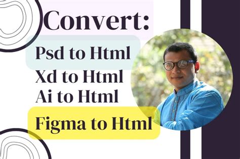 do figma to html psd to html conversion css bootstrap website