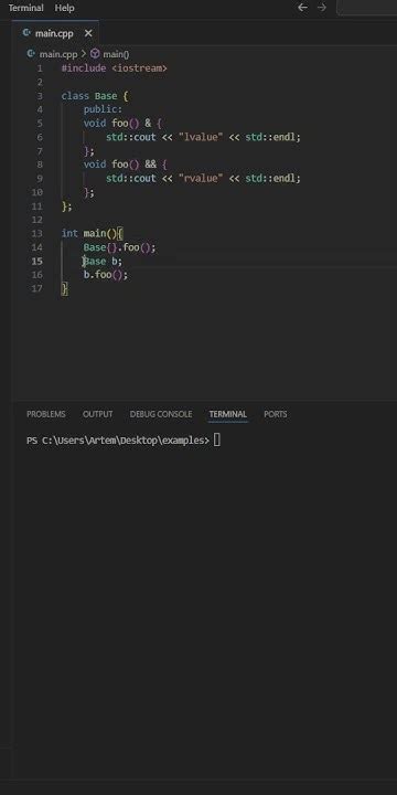 Перегрузка методов для Lvalue и Rvalue в C Algorithm Codepractice Codingchallenge Youtube