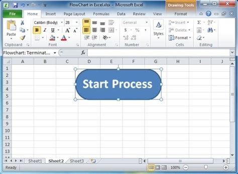 Flow Chart Template Excel