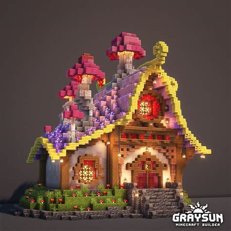 Minecraft Fairy House Minecraft Houses Minecraft Designs