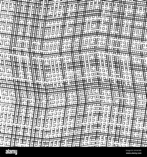 Abstract Geometric Mesh Grid Pattern Of Interweaved Interlocking Lines Stripes Cellular