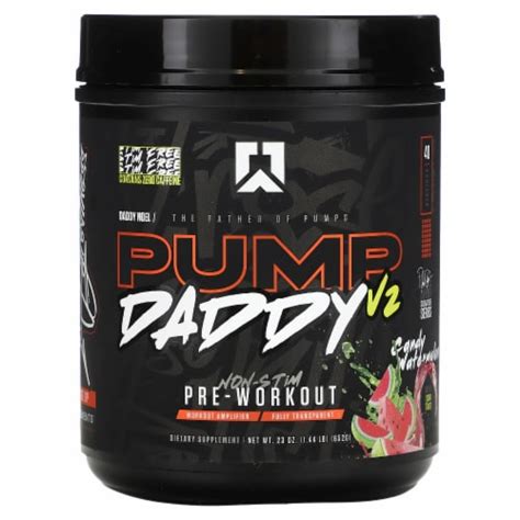Ryse Pump Daddy V Non Stim Pre Workout Candy Watermelon Lb G Lb Kroger