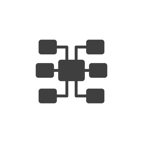 Database Server Sitemap Vector Icon Element Of Data For Mobile