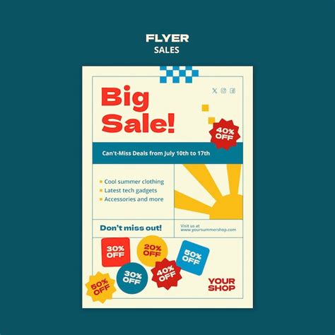 Premium Psd Sales Template Design