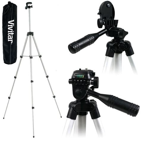 Vivitar 50 Lightweight Photovideo Tripod With Case For Nikon Coolpix