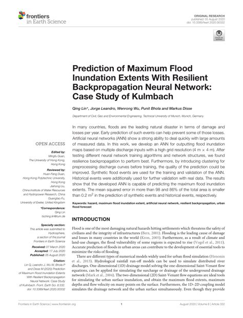 pdf prediction of maximum flood inundation extents with resilient