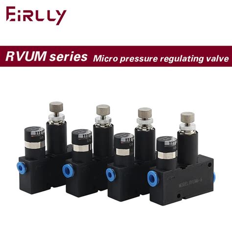 Rvum4 4 6 6 Mini Pressure Regulating Valve Mini Pressure Reducing Valve Mini Pneumatic Pressure