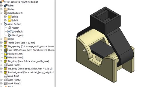 solved content centre appearance multi body part autodesk community