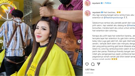 7 Potret Rey Utami Lepas Hijab, Mirip Lucinta Luna?