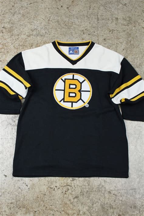 90년대 스타터 보스턴 브루니 Nhl 팀 저지 후루츠패밀리
