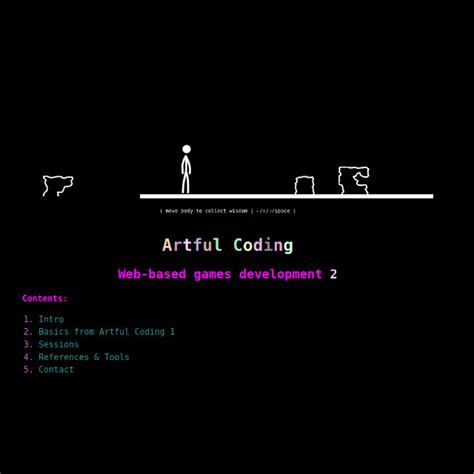 Vu Artful Coding Web Based Games Development 2 Showroom Base Angewandte