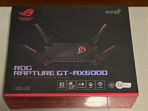 BNIB Sealed Asus ROG Ax6000 Router Computers Tech Parts Accessories Networking On Carousell