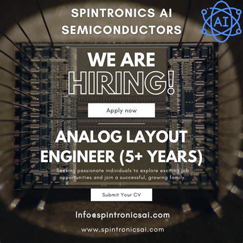 Analoglayoutengineer Hiring Analog Openings Spintronics Ai