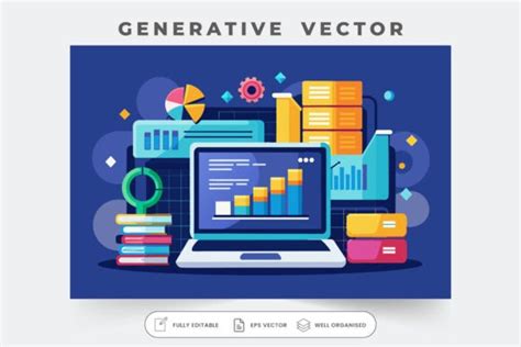 A Laptop Displays Data Storage Analysis Graphic By Iftikharalam