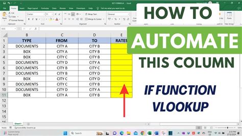 IF FUNCTION VLOOKUP IN EXCEL YouTube