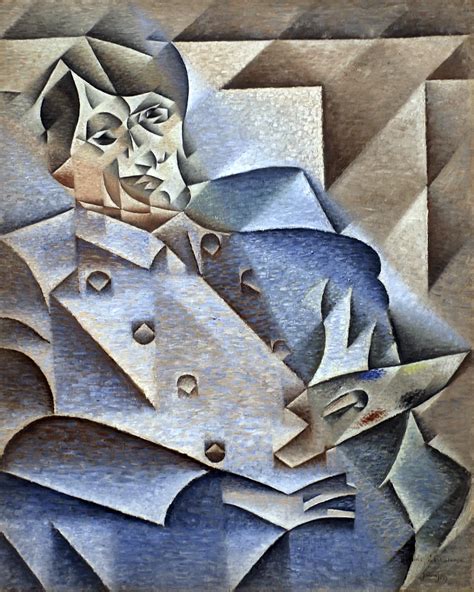 Juan Gris Con Ritratto Di Pablo Picasso Tra Cubismo E Sfumature