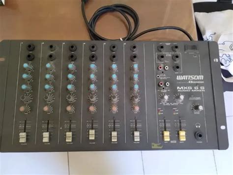 Mesa De Som Wattsom Mxs Audio 6 S Aparelhos De Som Bento Ribeiro
