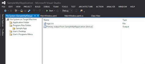 How To Build Wpf Project With Setup File Installer Project