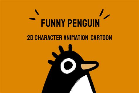 2d Character Sprite Animation Penguin 2d Characters Unity Asset Store