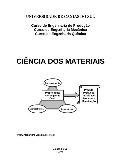Pdf Ci Ncia Dos Materiais Dokumen Tips