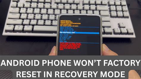 Fixed Cant See Wipe Data Factory Reset Option In Recovery Mode On Android Phone Youtube