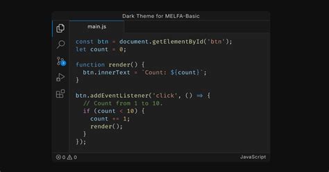 Melfa Basic By Metaphysix Vs Code Themes