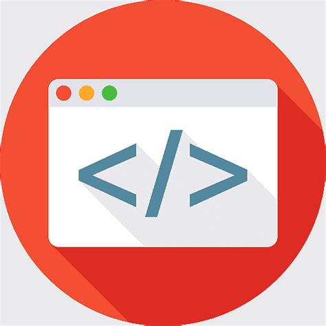 Web Development Icon Html Coding Symbol Software Developer Logo Programming Tags Digital