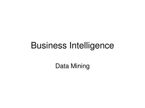 Ppt Business Intelligence Powerpoint Presentation Free Download Id7027012