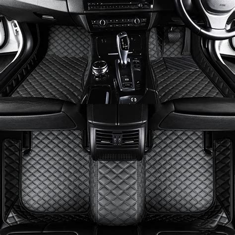 Custom Leather Full Set Rhd Car Floor Mats For Bmw X5 F15 2014 2015