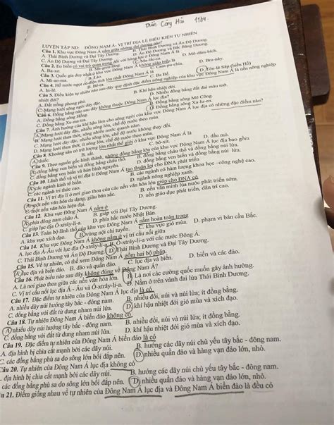 Drn Cy Hi 11 b4 LUYEN TAP ND ONG NAM A- VI TRI DIA LI DIEU KIEN TU ...