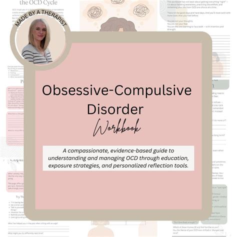 Obsessive Compulsive Disorder Workbook 19 Printable Ocd Therapy