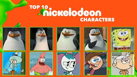 My 10 Nickelodeon Characters By Nicossz On Deviantart