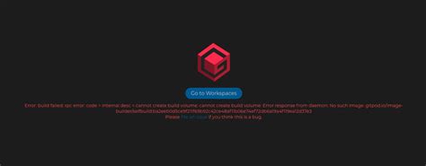 Cannot Create Workspaces From A Template · Issue 1308 · Gitpod Io