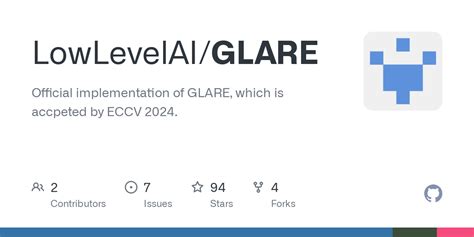 GLARE Code Infer Unpaired Py At Main LowLevelAI GLARE GitHub