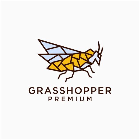 Premium Vector Grasshopper Logo Design Icon Template