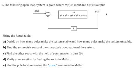 Solved Can You Solve And Write The Matlab Code