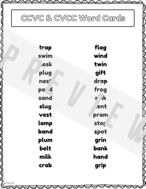 Ccvc And Cvcc Word Building Activity Hands On Phonics Practice Blends Game