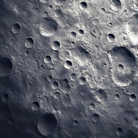 Premium Ai Image Moon Surface Texture