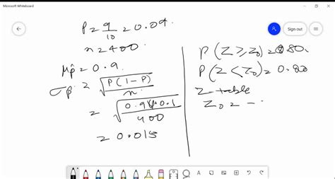 Solved Normal Distribution Has A Mean Of 80 And A Standard Deviation