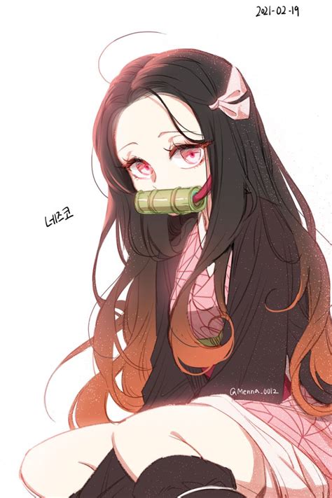 🎀 Nezuko Kamado🌸🎀 Anime Slayer Art