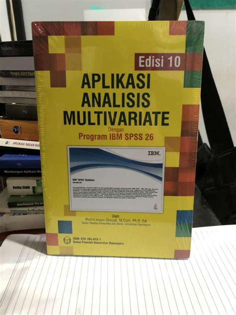 Promo Buku Aplikasi Analisis Multivariate Spss 26 Tahun 2021 Diskon 23 Di Seller Sumijayeti