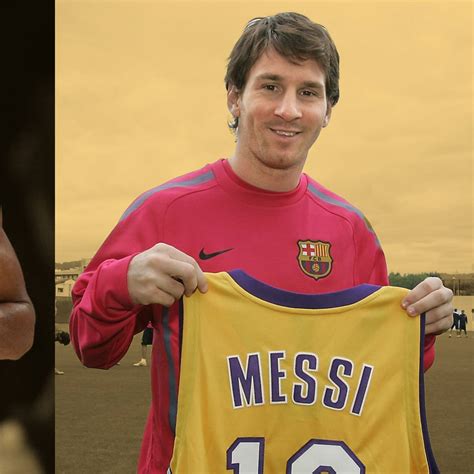 Hes Going To Be The Goat — When Kobe Bryant Met 17 Year Old Lionel Messi Through Ronaldinho