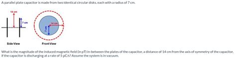 solved a parallel plate capacitor is made from two identical
