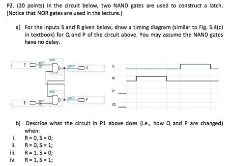 solved in the circuit below two nand gates are used to