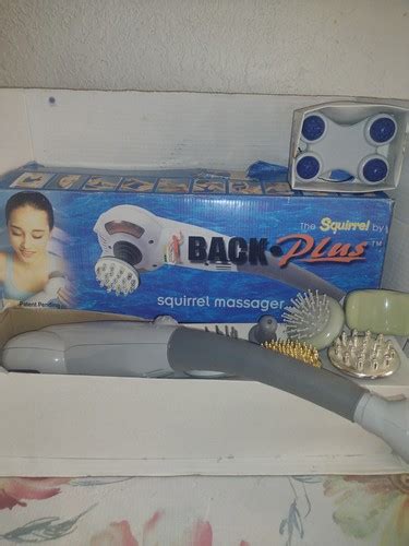 Squirrel Massager System Back Plus W 7 Attachments 9001 In Box Tested