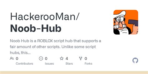 Github Hackeroomannoob Hub Noob Hub Is A Roblox Script Hub That