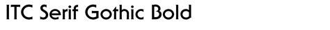 Itc Serif Gothic Font Webfont And Desktop Myfonts