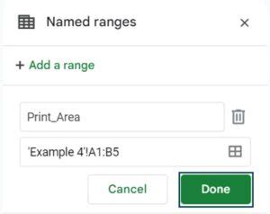 Print Area In Google Sheets Meaning Examples How To Set
